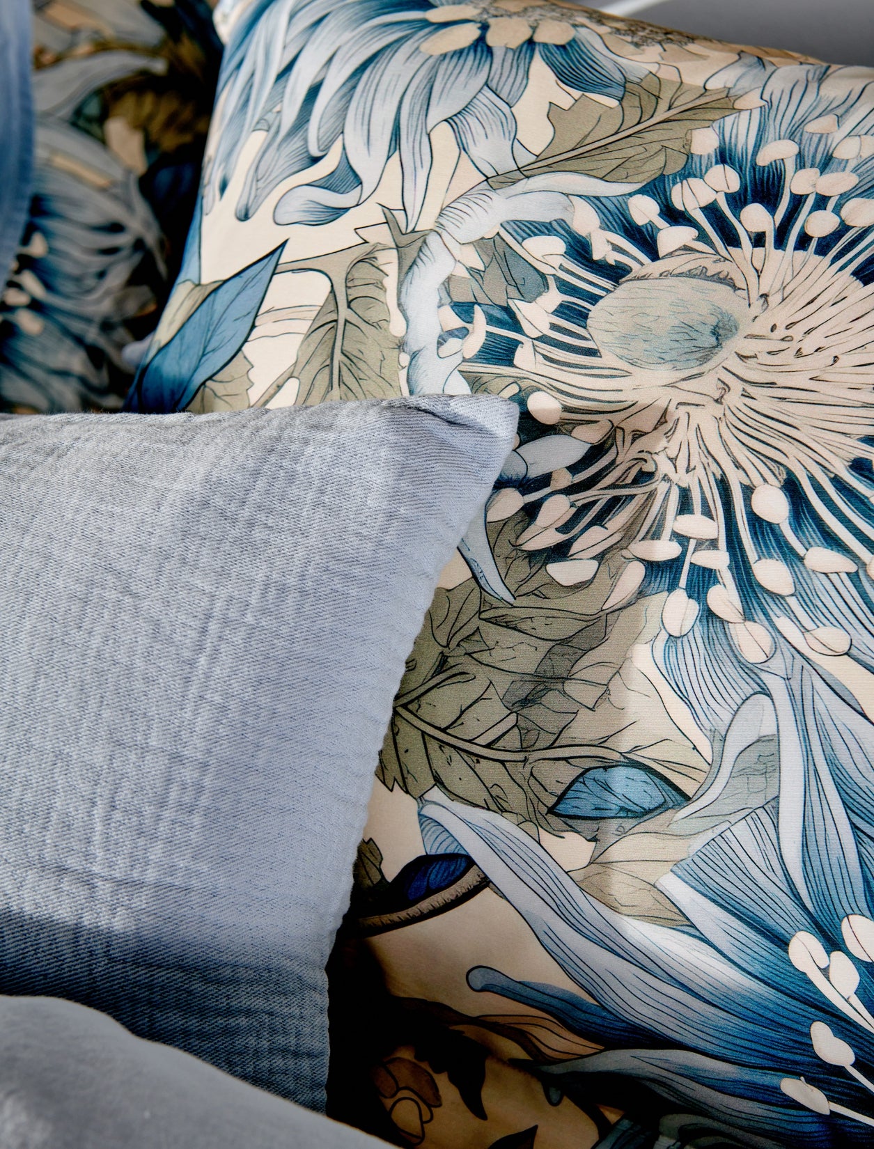 BLUE WANDER dekbedovertrekset – Vandyck