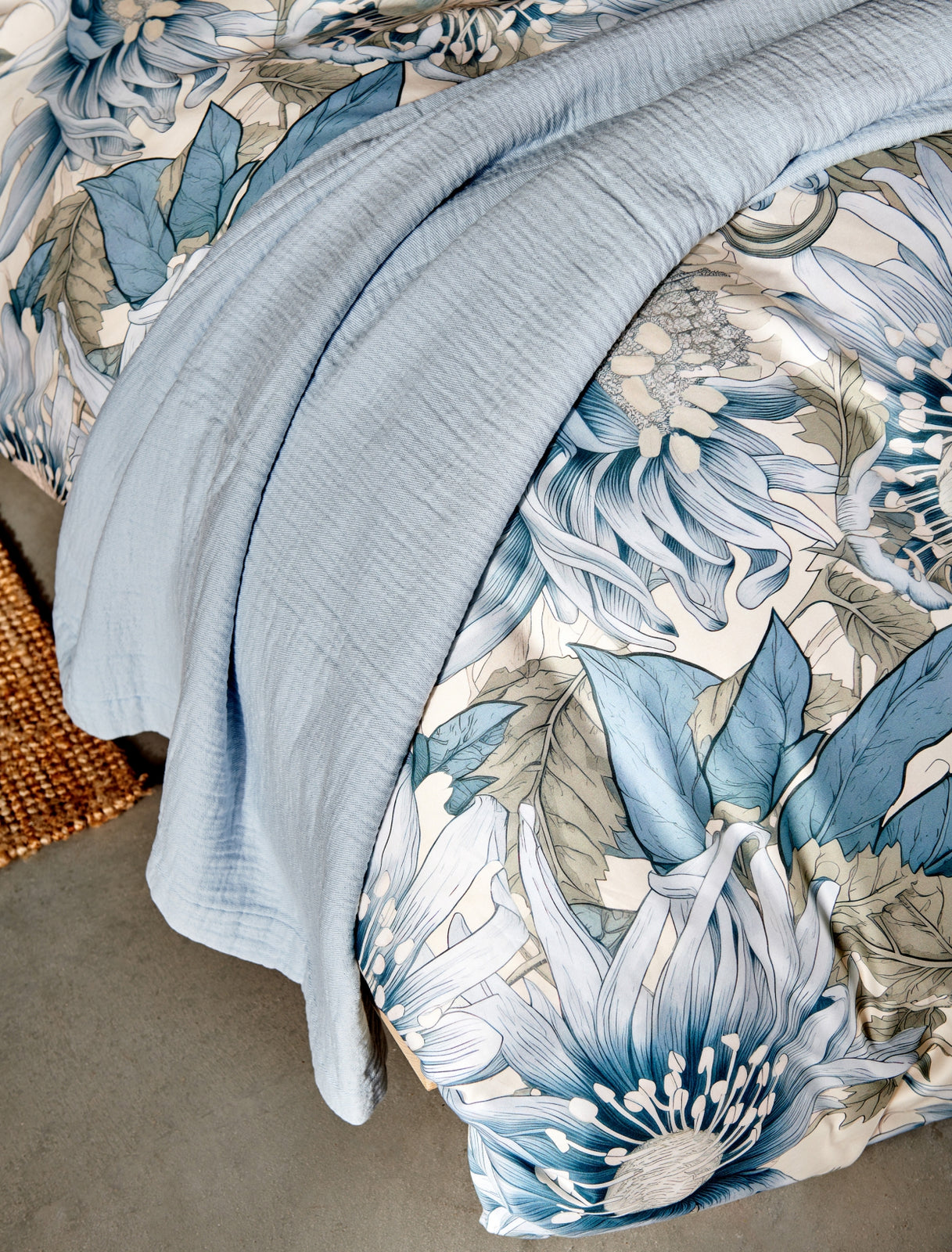 BLUE WANDER dekbedovertrekset – Vandyck